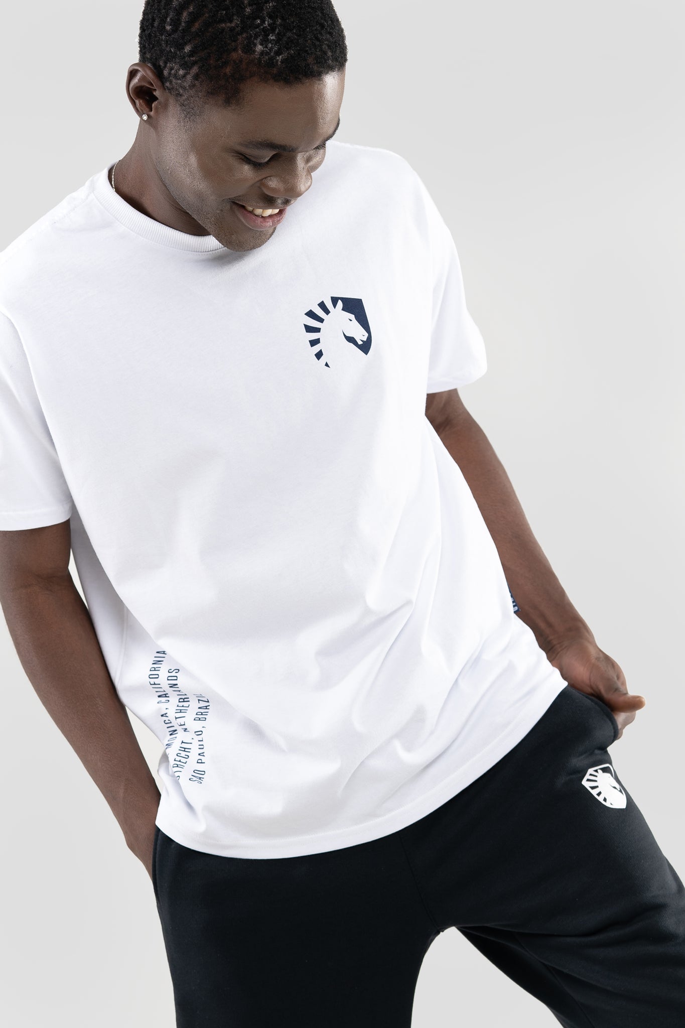 BRAZIL EXCLUSIVE - GEOS SHORT SLEEVE TEE - BRANCA– Team Liquid Brazil